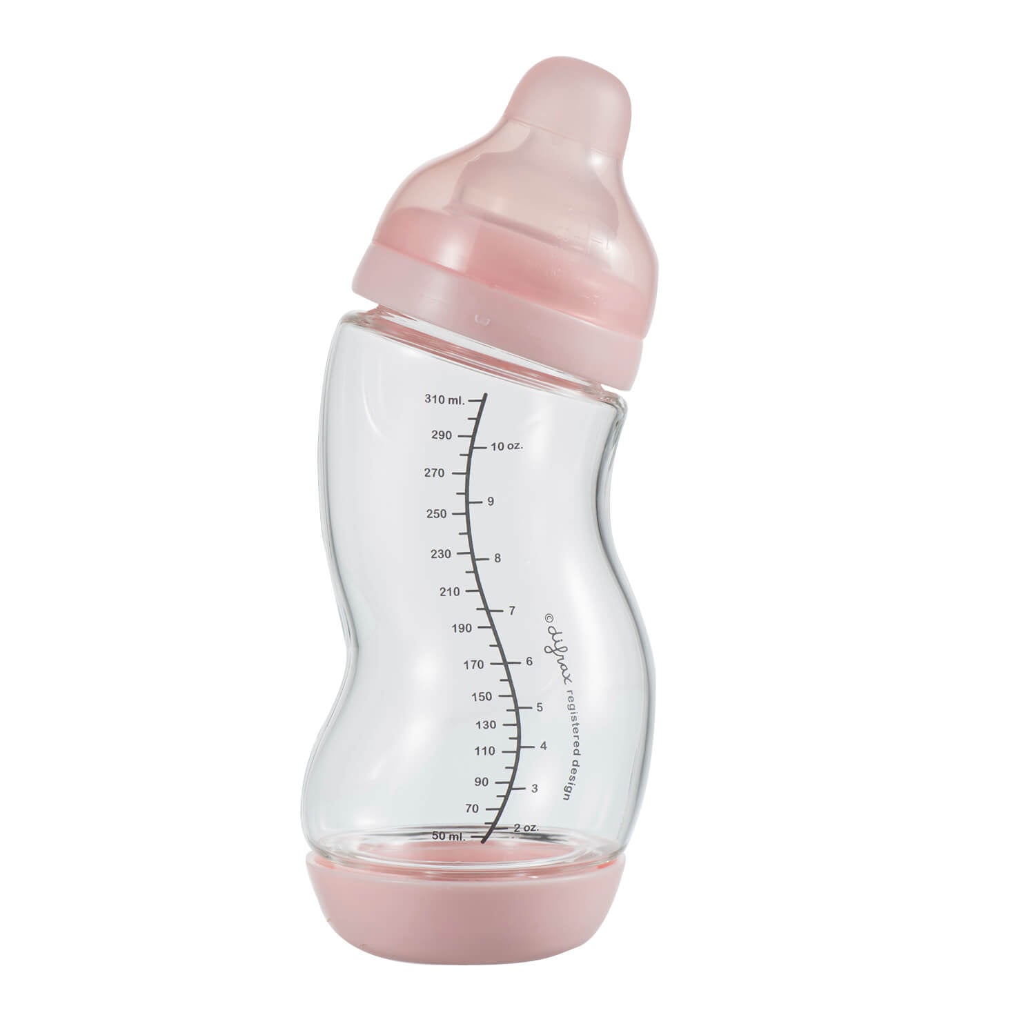 Difrax | Glazen Anti-Colic S-babyfles Wide 310 ml